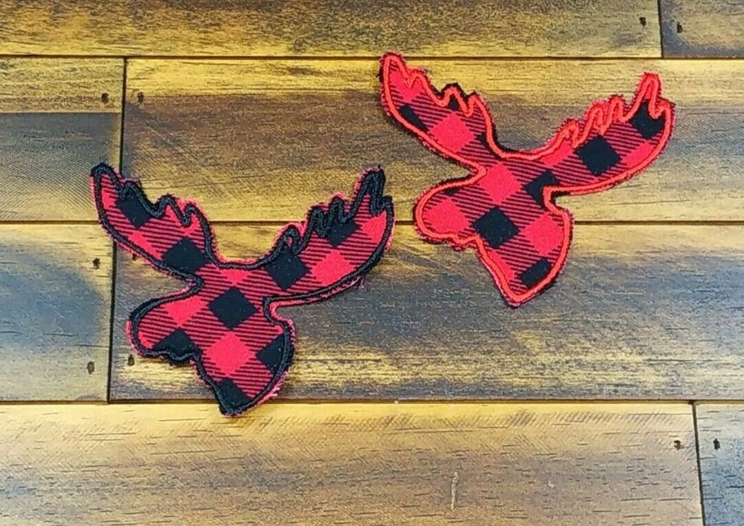 Moose Machine Embroidery Design Applique Wild Animals - Etsy