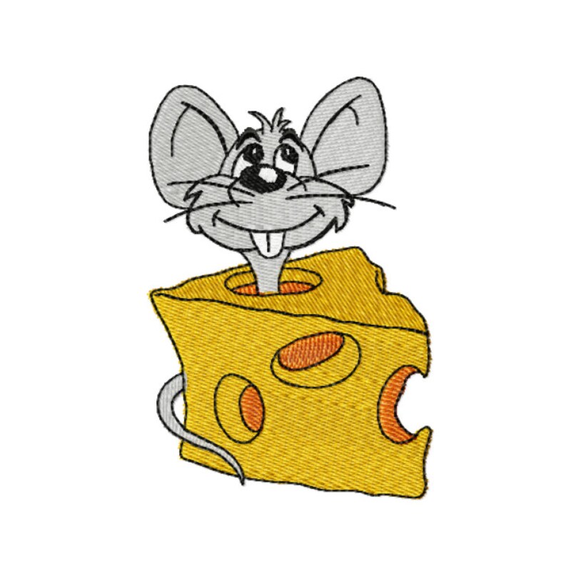 Mouse on Cheese - Etsy