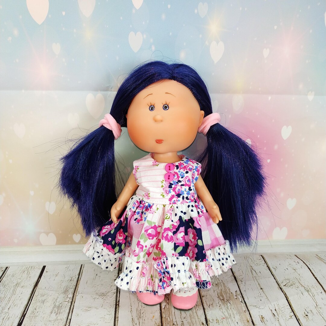 Doll Mia 9'' Dressed Girl From Nines D'onil - Etsy