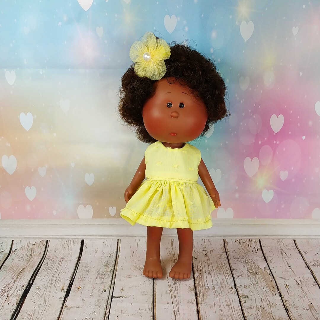 Mini Doll Mia 9'' Dressed Girl From Nines D'onil - Etsy