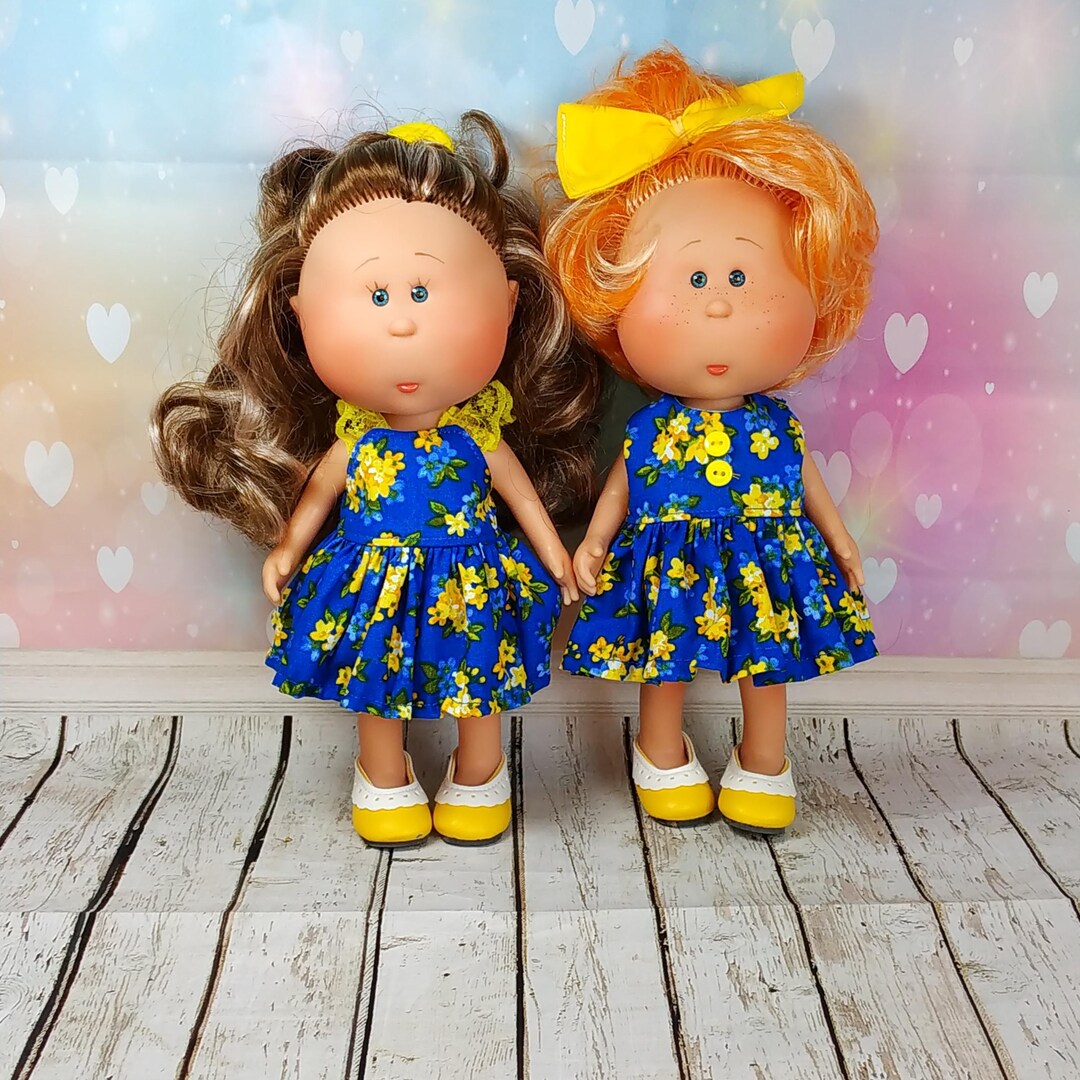 Mini Doll Mia 9'' Dressed Girl From Nines D'onil - Etsy