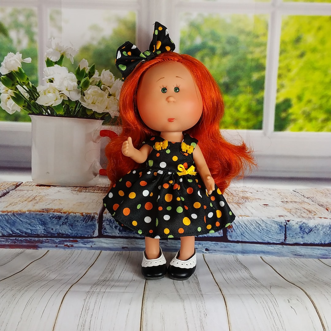 Mini Doll Mia 9'' Dressed Girl From Nines D'onil - Etsy