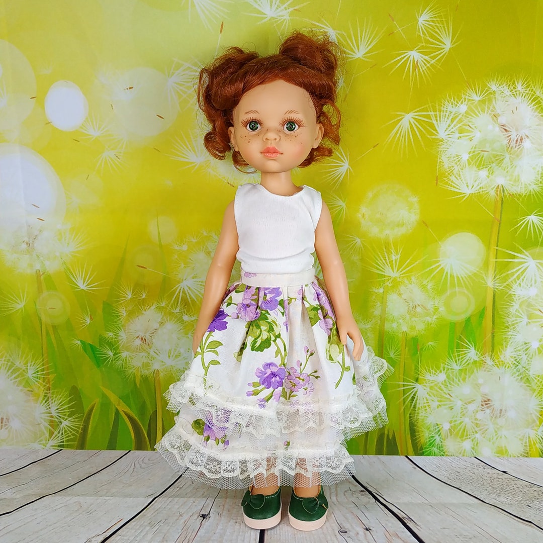Doll Paola Reyna Vinyl Dolls Toys Gift Girl Red Hair Nice Outfits - Etsy