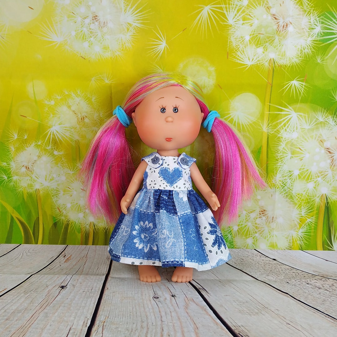Mini Doll Mia 9'' From Nines D'onil Dressed Girl - Etsy