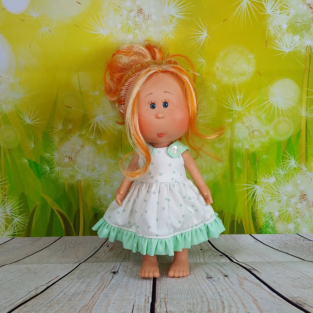 Mini Doll Mia 9'' Dressed Girl From Nines D'onil - Etsy