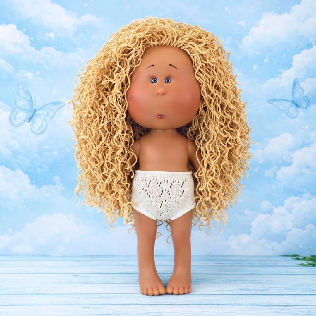 Doll Mia 12'' Beige Dreads Girl From Nines Medium Tone of Skin - Etsy