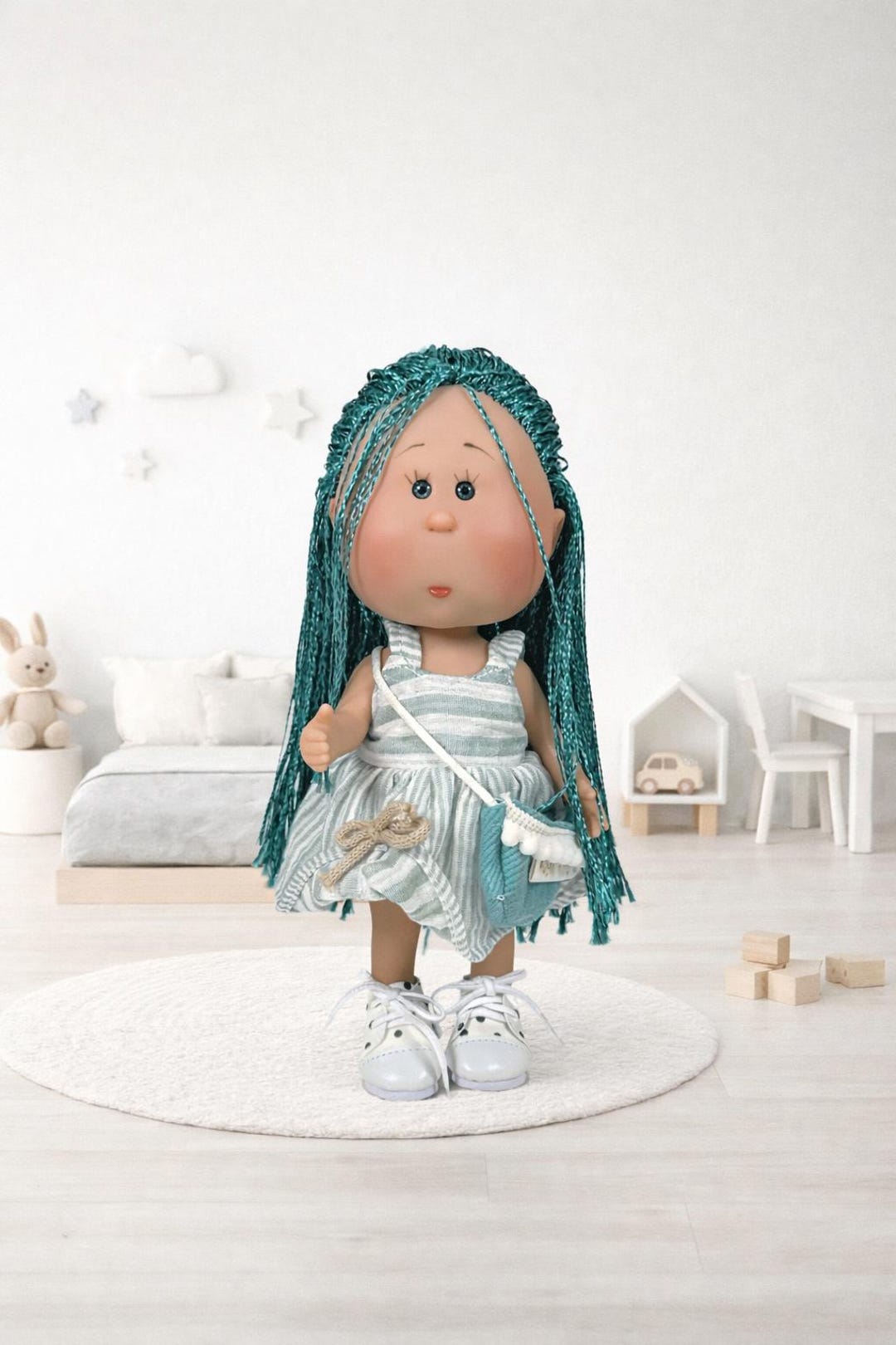 Doll Mia 9'' From Nines D'onil Catalog 2026 Teal Green Dreads - Etsy