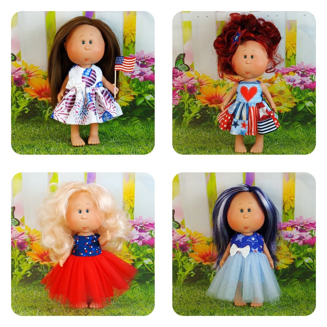 Mini Doll Mia 9'' Dressed Girl From Nines D'onil - Etsy