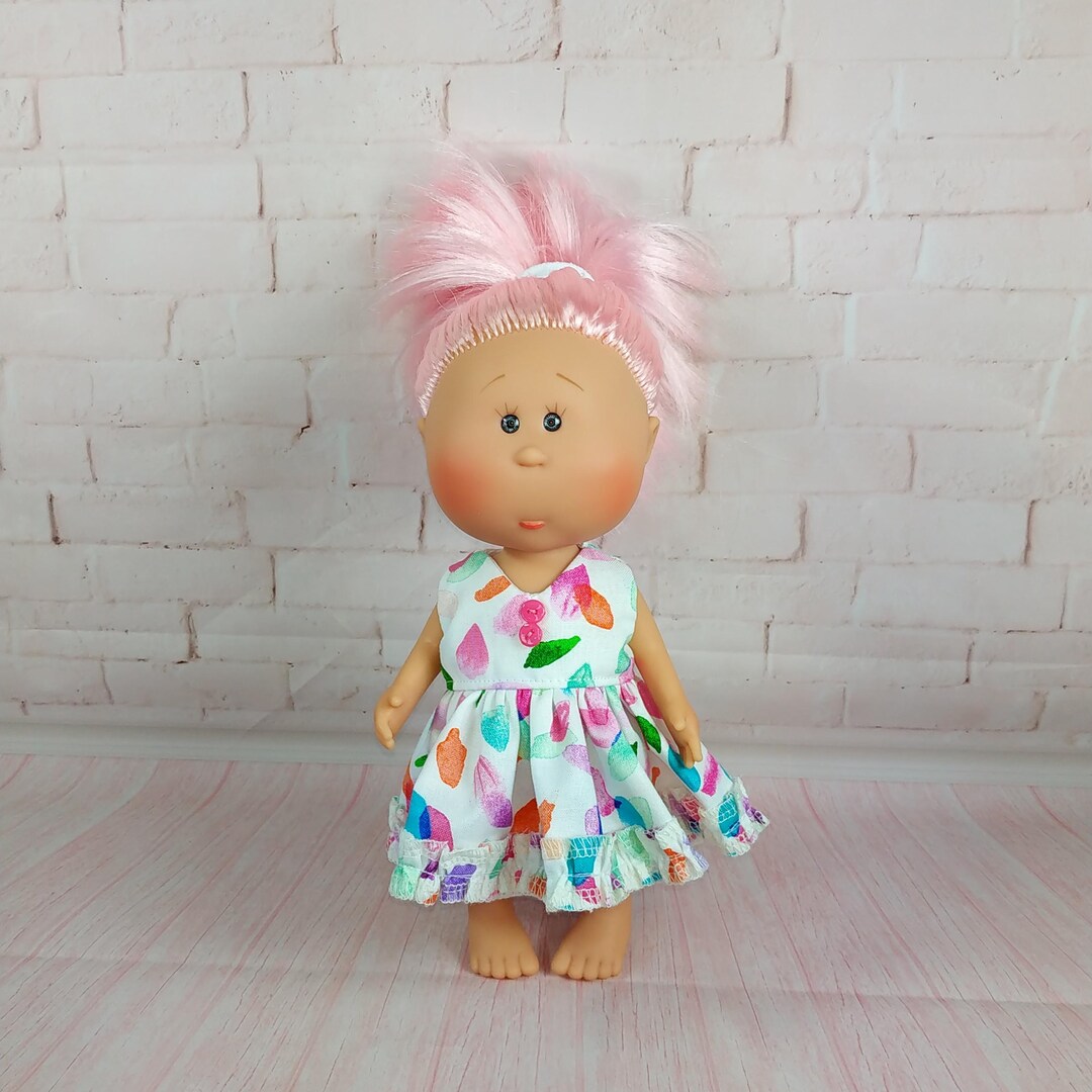 Mini Doll Mia 9'' Dressed Girl From Nines D'onil - Etsy