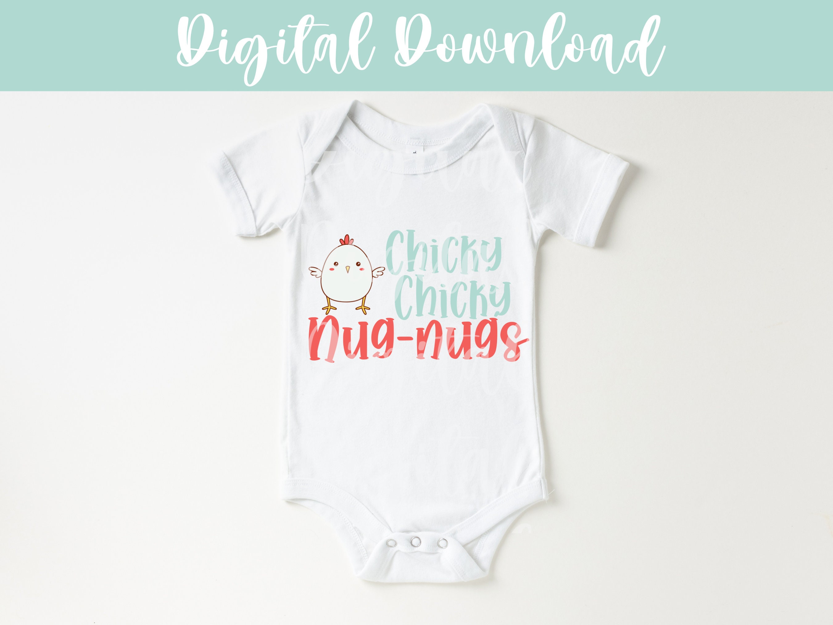 Chicky Chicky Nug Nugs PNG Chicken Nugs and Mama Hugs PNG, Kids Sublimation Digital Design ...