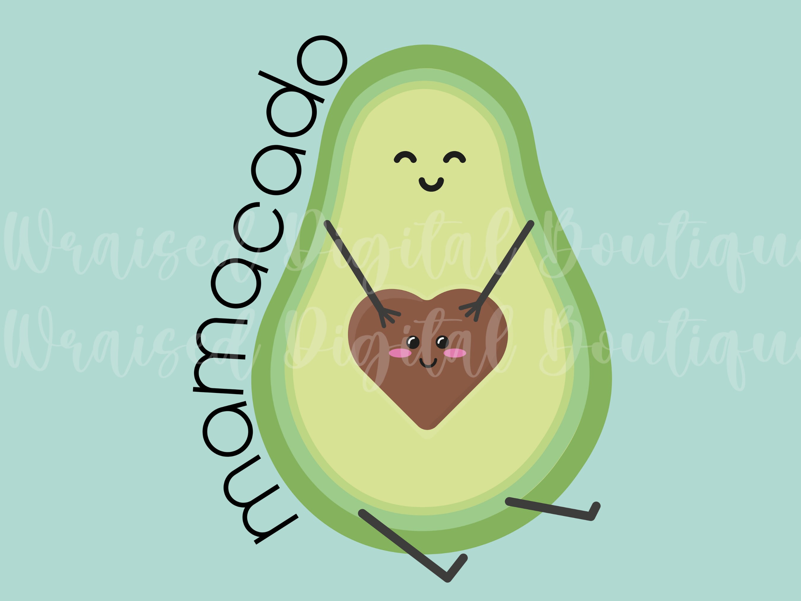 Mamacado PNG New Mom Avocado Sublimation Design, Mamacado Shirt PNG ...