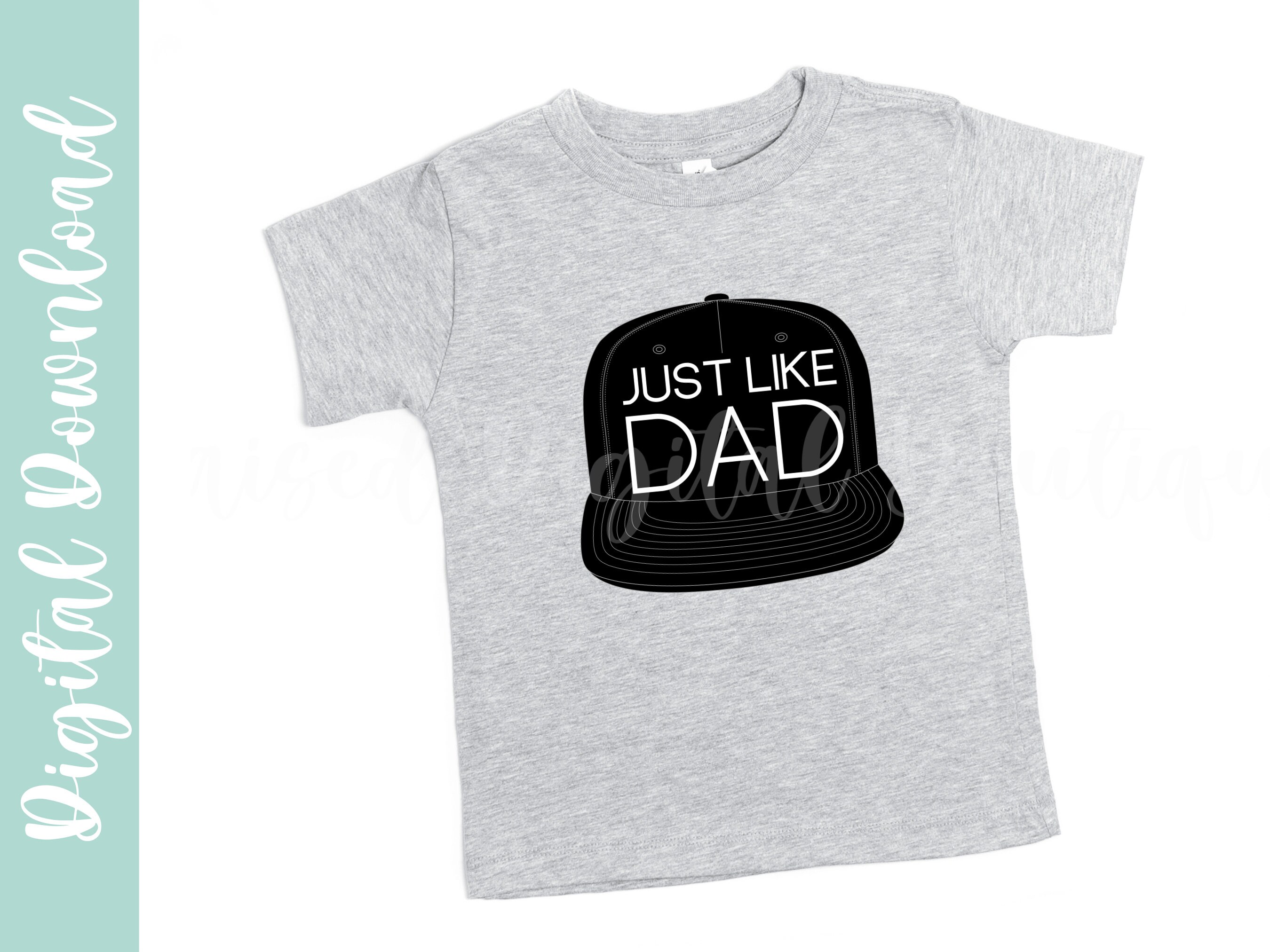 Just Like Dad PNG Little Boy PNG, Boy Sublimation Digital Design Download, Funny Kids Quote ...