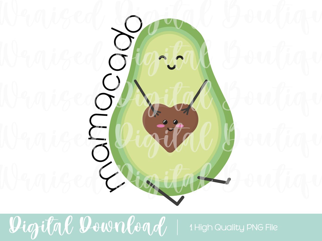 Mamacado PNG | New Mom Avocado Sublimation Design, Mamacado Shirt PNG ...