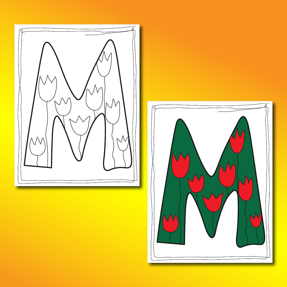 Educational ABC Coloring Pages for Kids | Printable School Worksheets ...