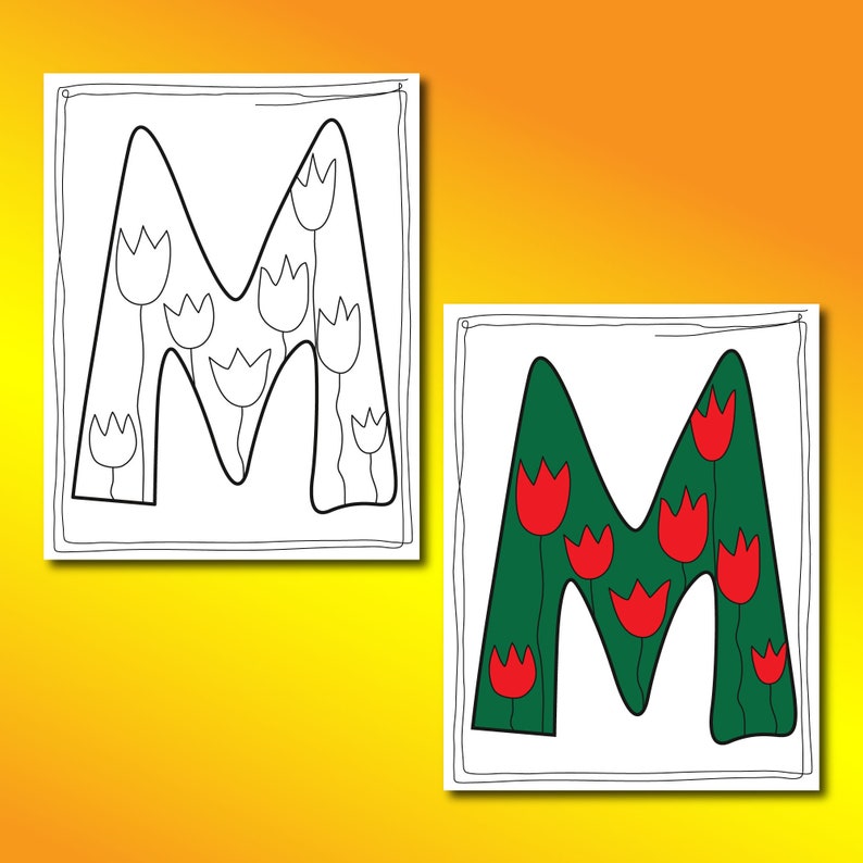 Educational ABC Coloring Pages for Kids | Printable School Worksheets ...