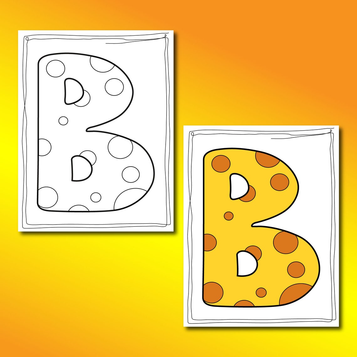 Educational ABC Coloring Pages for Kids | Printable School Worksheets ...