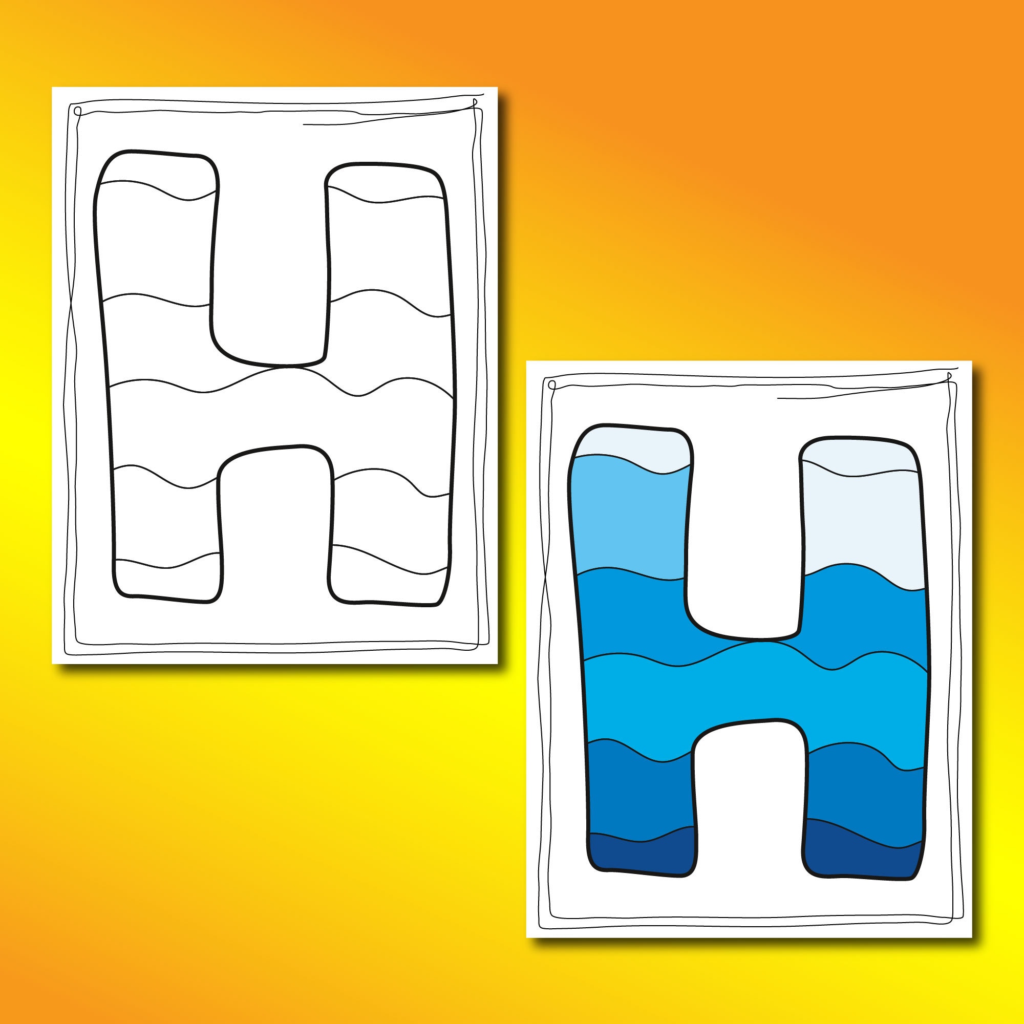 Educational ABC Coloring Pages for Kids | Printable School Worksheets ...