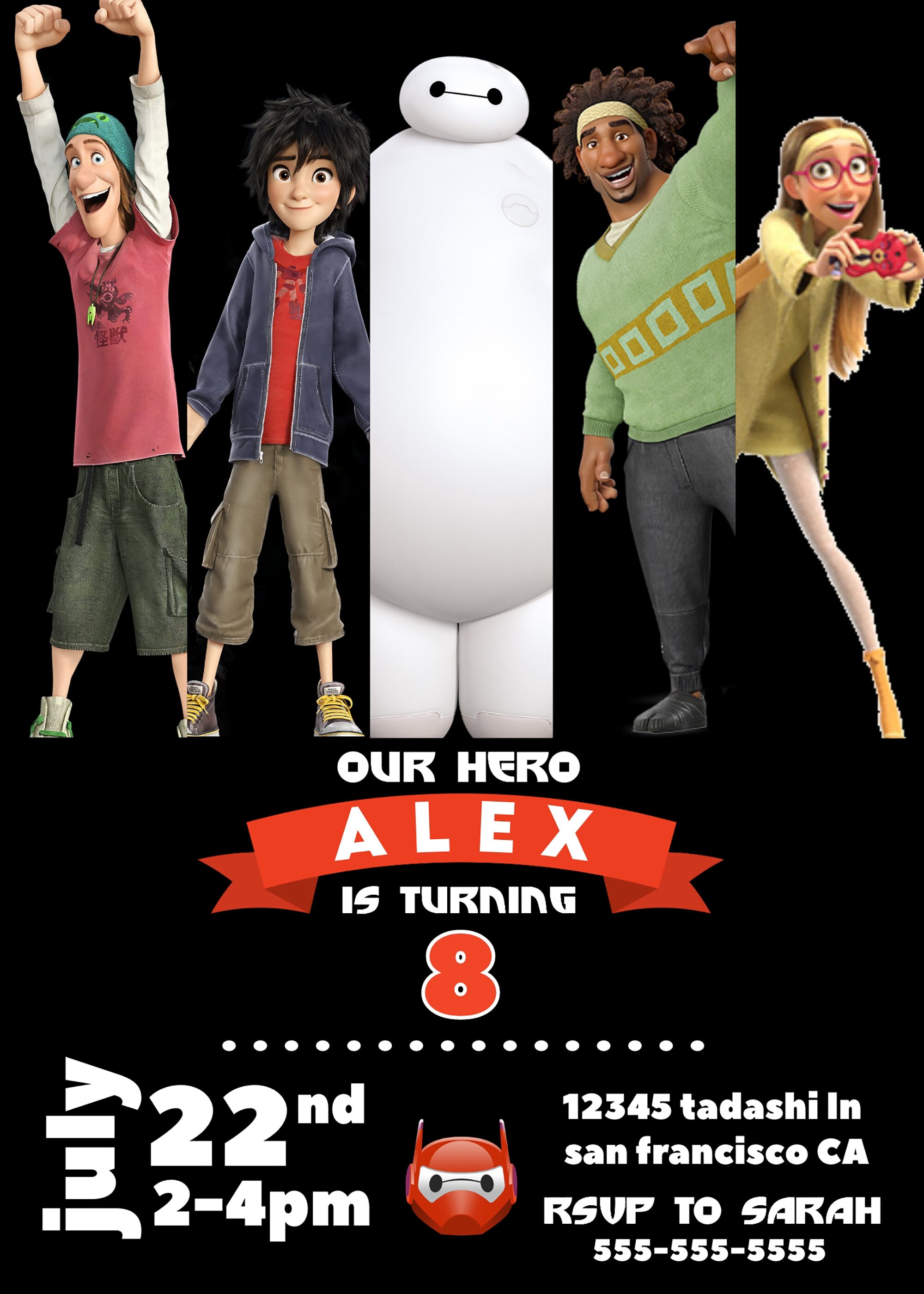 Big Hero 6 Tadashi Iphone Wallpaper