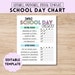 Editable School Day Checklist, Before School, After School, Kids Chart ...