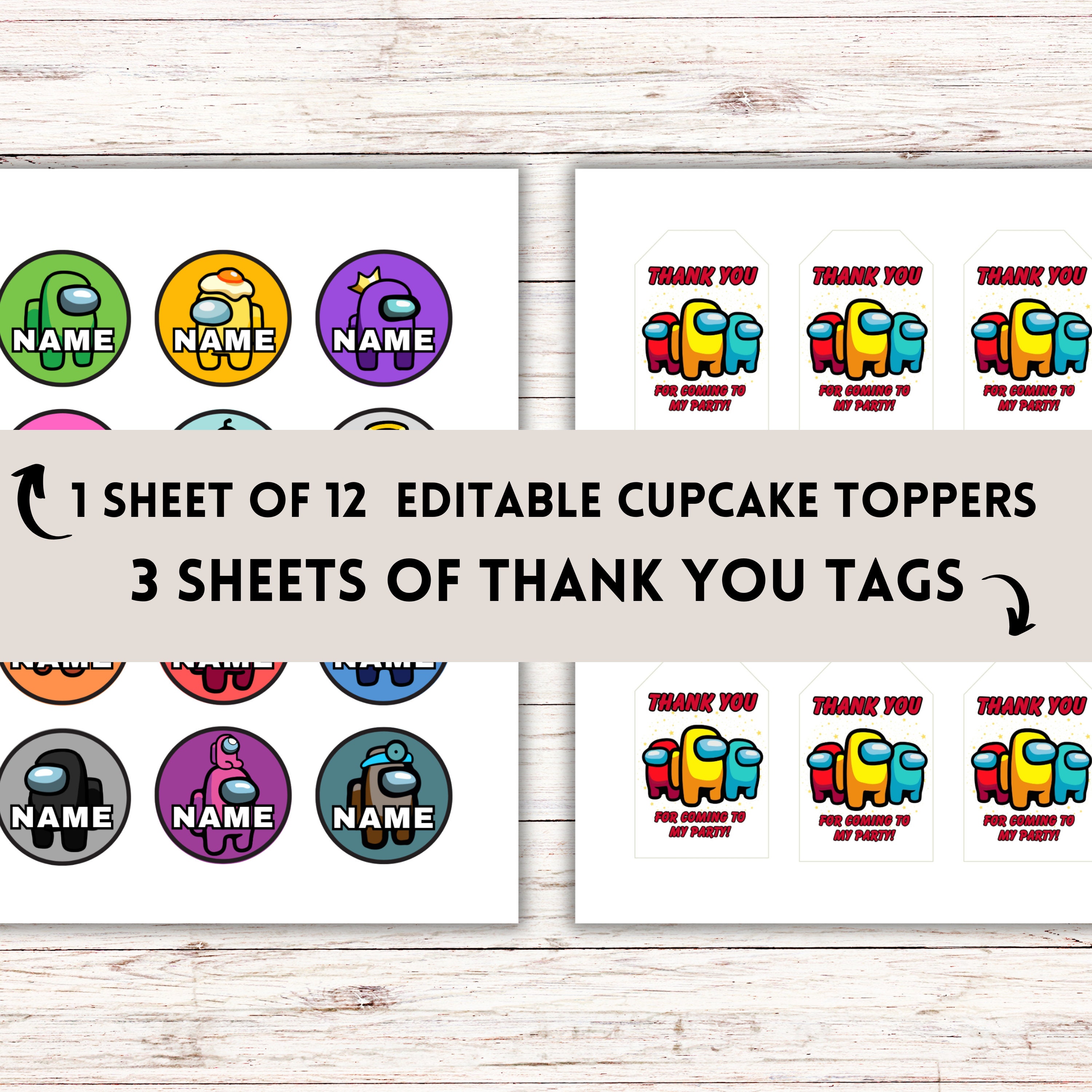Among Us Birthday Party Bundle, Among Us Invitation, Birthday Banner ...