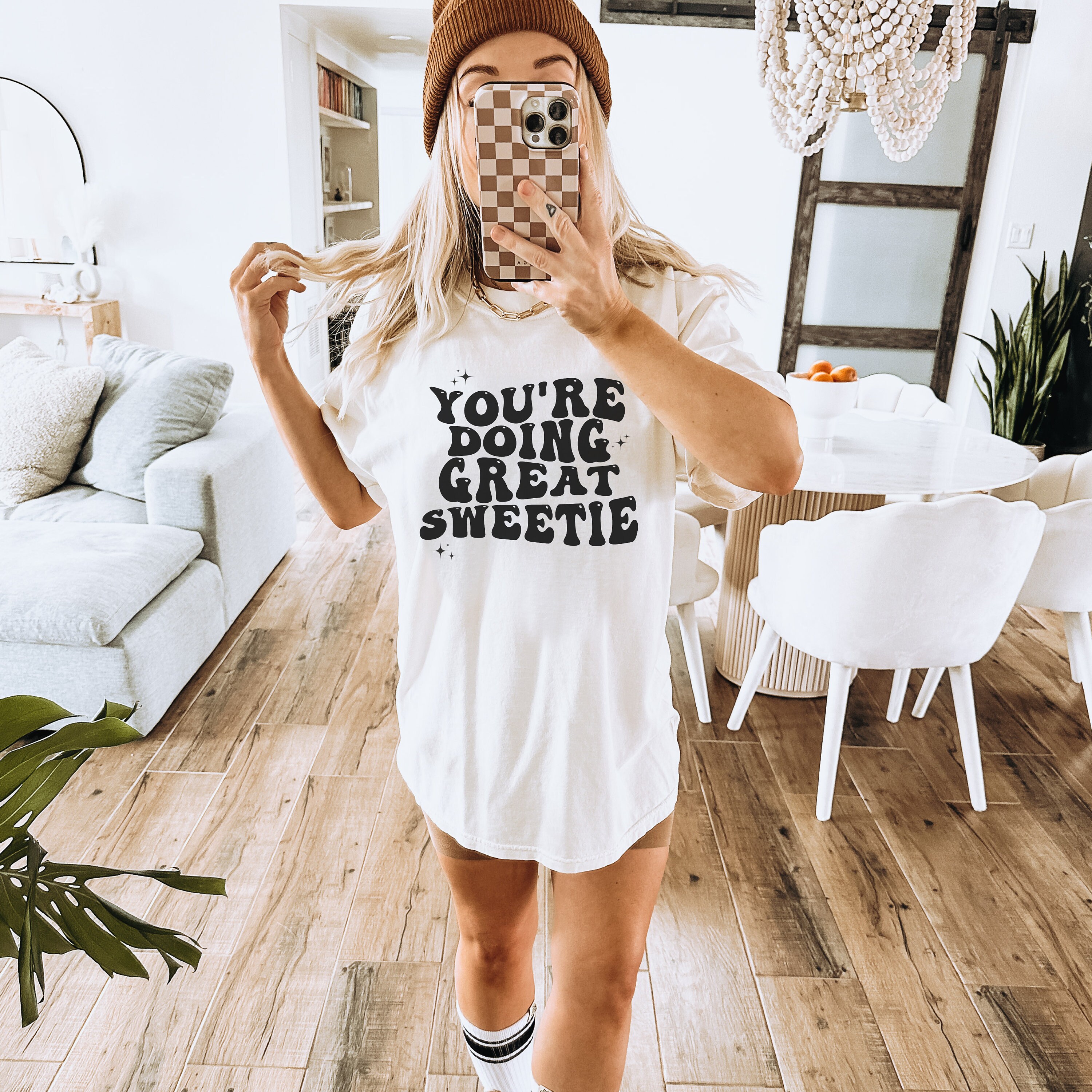 You're Doing Great Sweetie Svg, Motivational Quote Clipart, POD Design ...