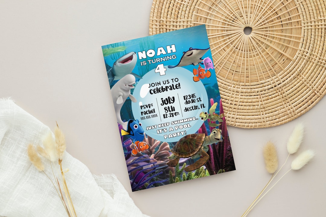 Birthday Invitation, Trendy Invitation, Kids Birthday, Kids Invitation ...