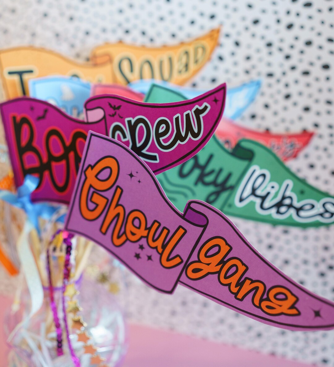 Printable Halloween Pennant Flags | Halloween Party Decorations | Boo ...