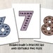 Large Skip Counting Numbers, Classroom Numbers, Math, Teacher Sign, Cut ...