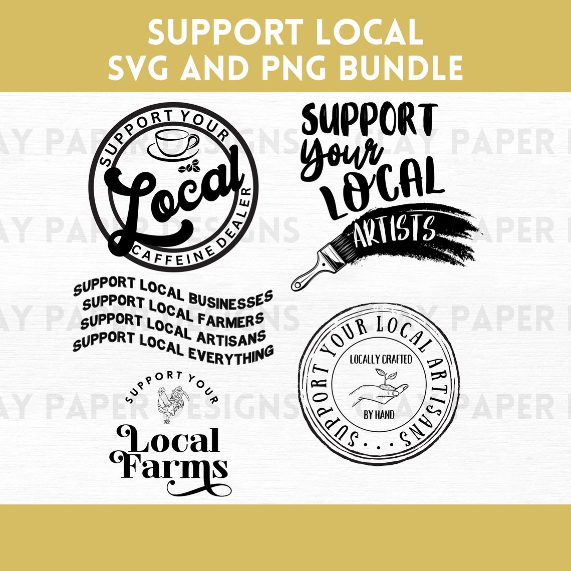 Support Local Clipart, Support Small Businesses Svg Design, Support ...