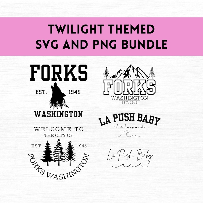 Twilight Forks Svg - Etsy