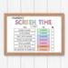 Editable Screen Time Chart, Screen Time Tracker, Kids Chart, Chore ...