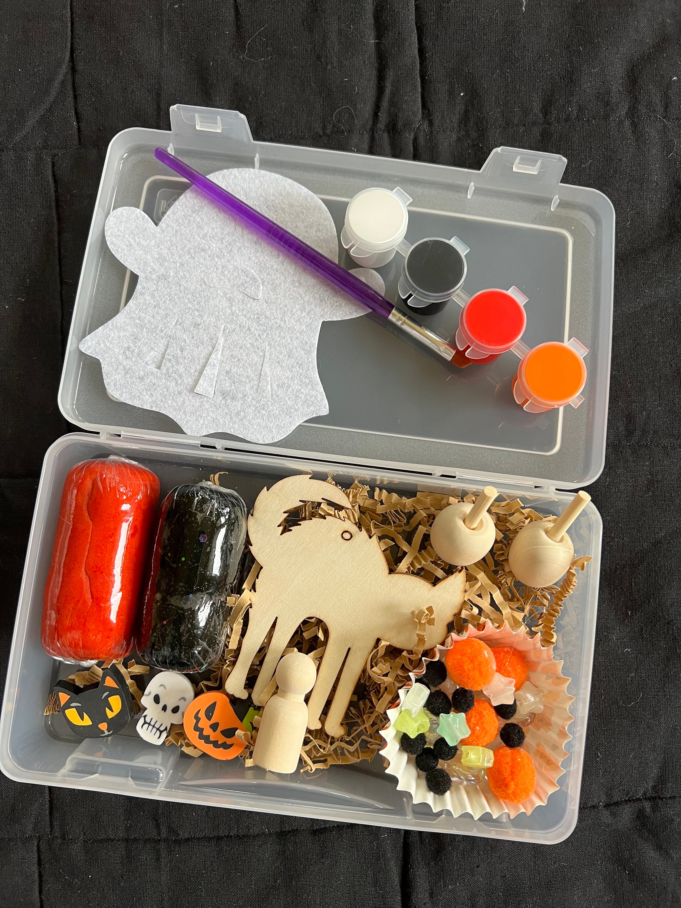 Halloween Playbox Sensory Kit - Etsy