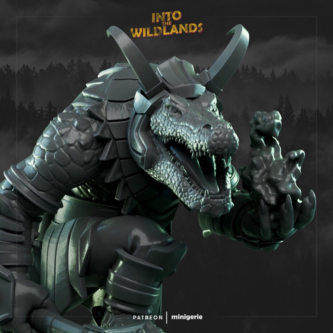 Gator Loki - Trickster Cleric - Resin Dnd Miniature - Stylized Mini for ...