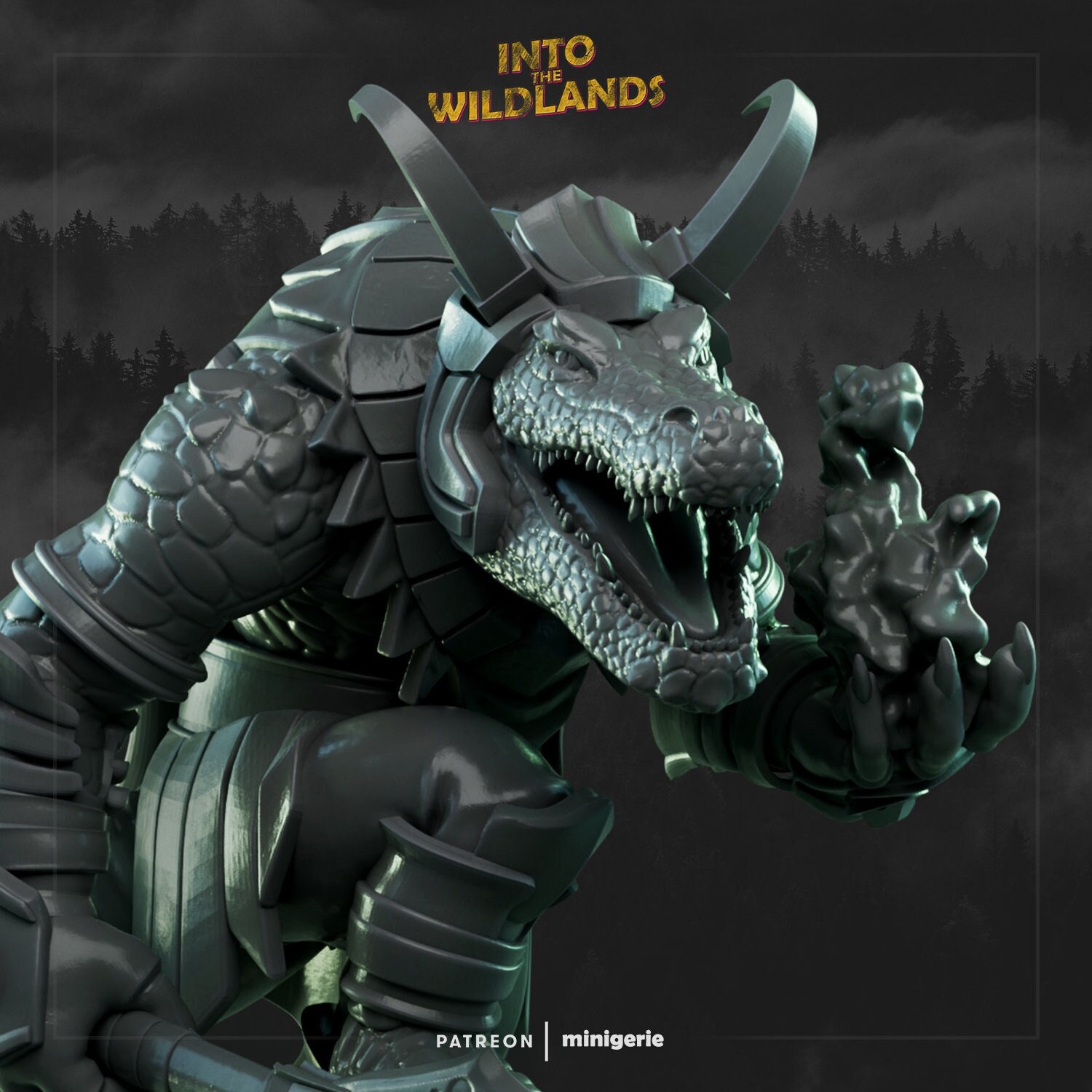 Gator Loki Trickster Cleric Resin Dnd Miniature Stylized Mini for ...