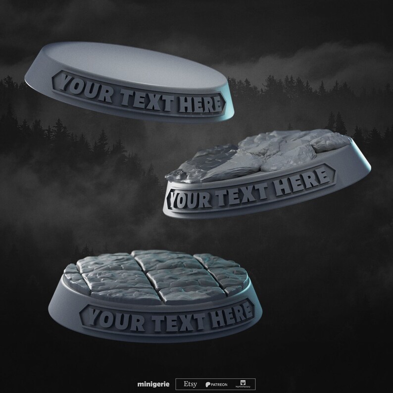 Customizable Bases - Dungeons and Dragons - Resin Miniatures for Tabletop - 32mm (one Inch) - Etsy