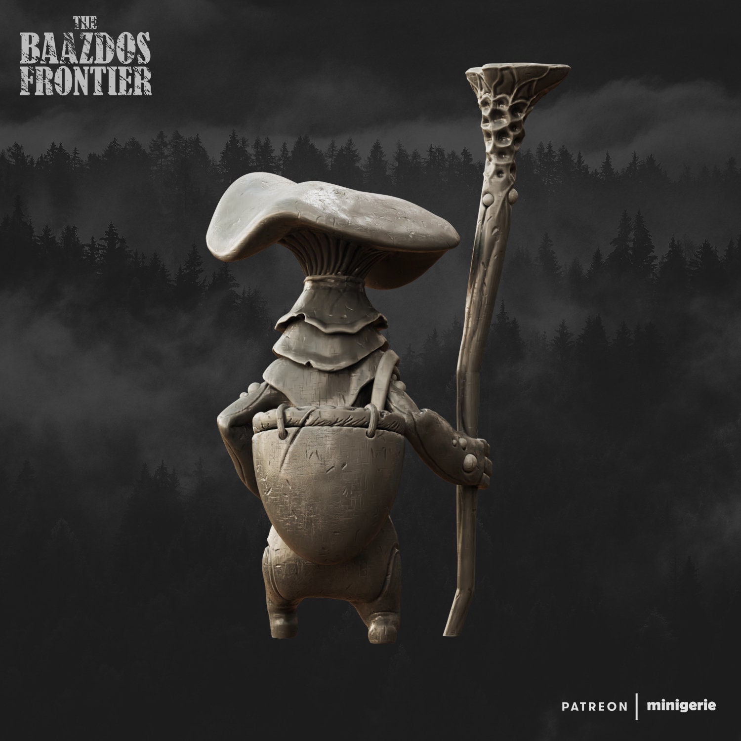 Myconid Adventurer - Resin Dnd Miniature - Stylized Mini for Tabletop ...