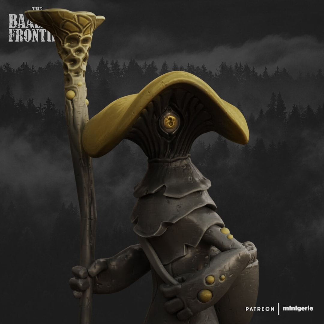 Myconid Adventurer - Resin Dnd Miniature - Stylized Mini for Tabletop ...