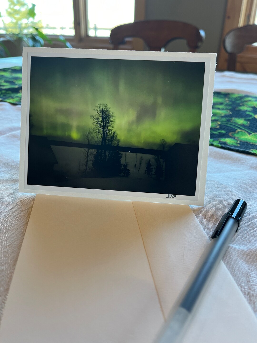 Northern Lights Notecard. Set of 5 Cards 4x6 - Etsy