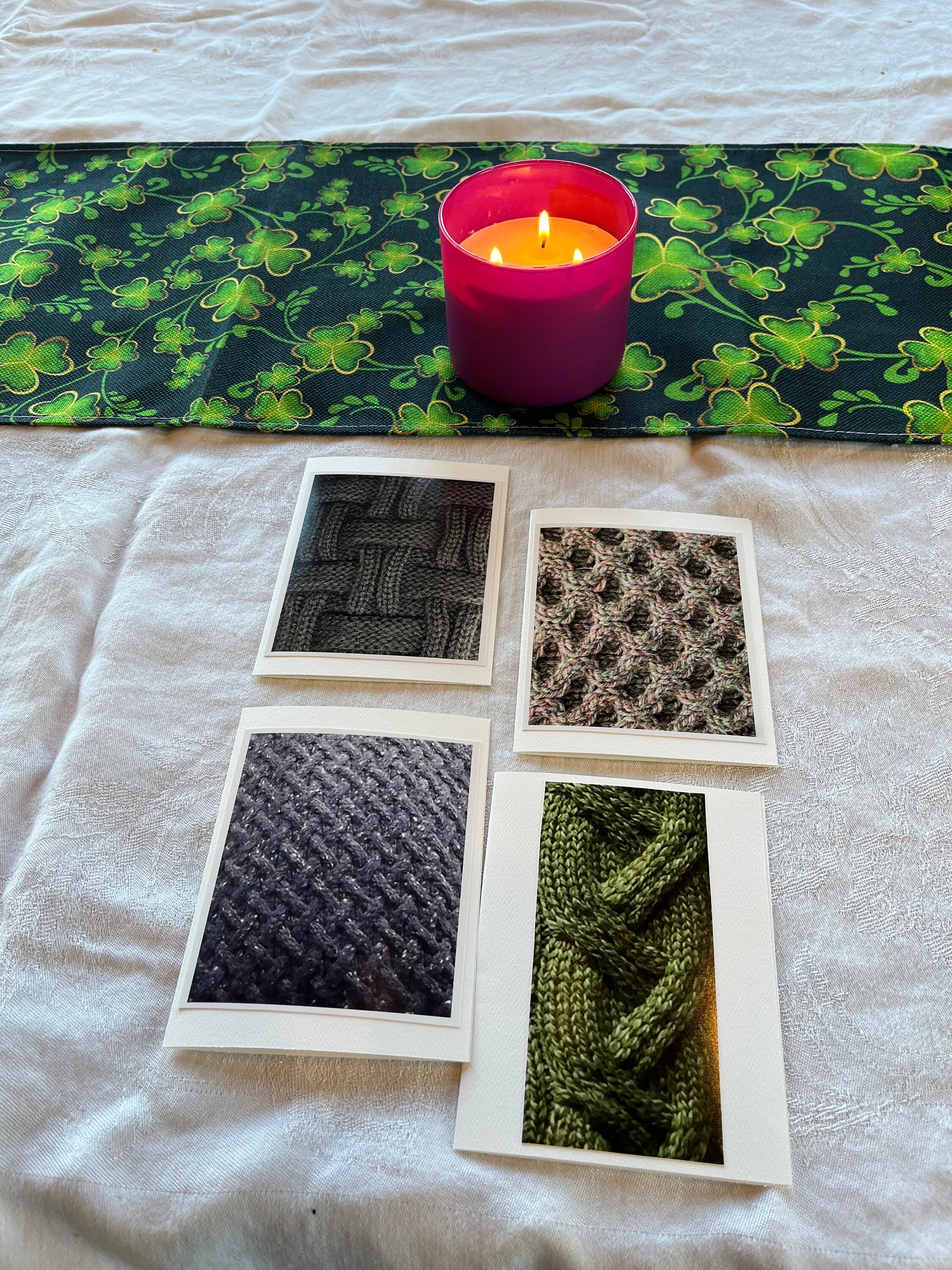 Knitting Pattern Notecards. Set of 5 Cards 4x6 - Etsy