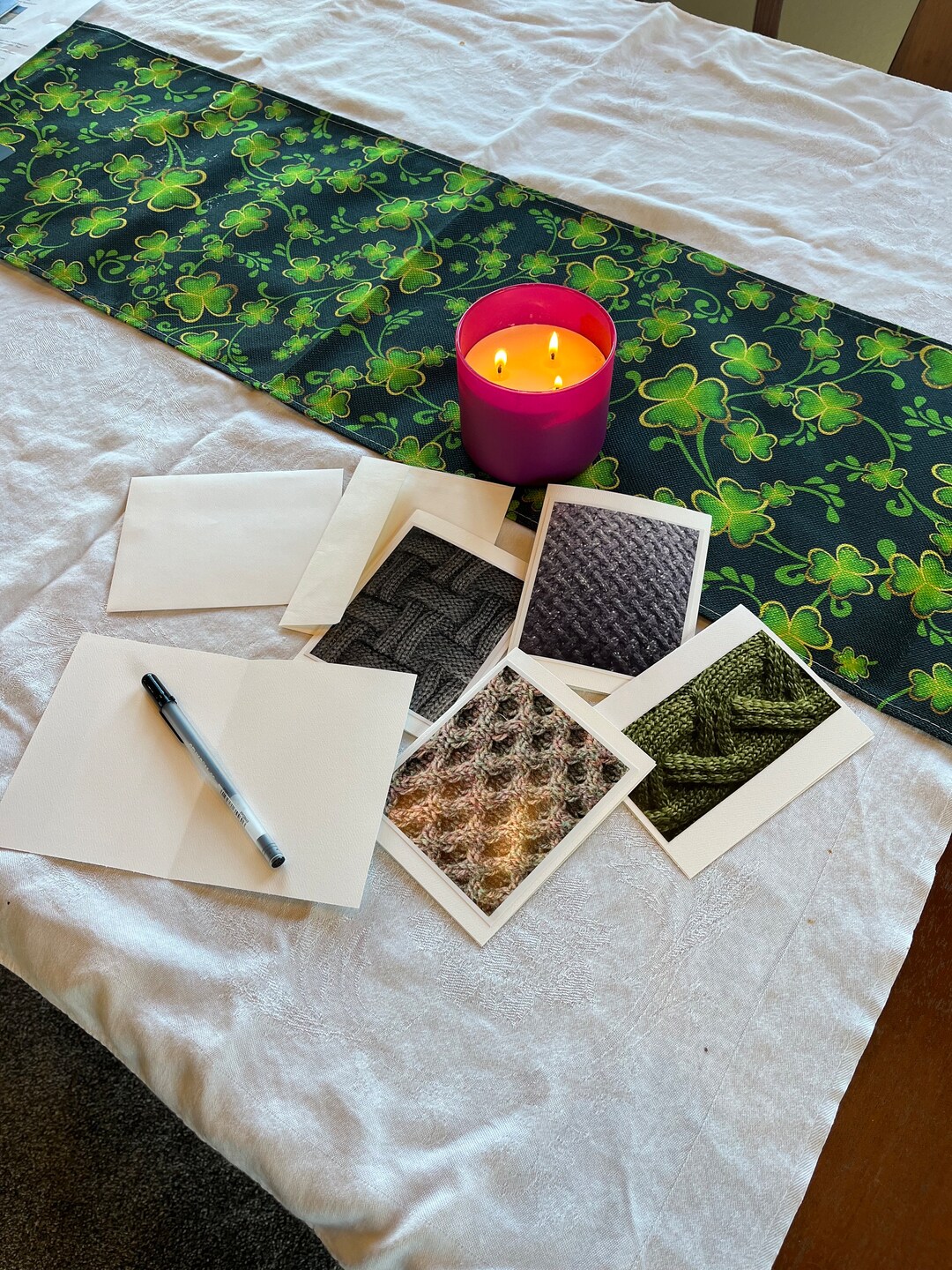 Knitting Pattern Notecards. Set of 5 Cards 4x6 - Etsy