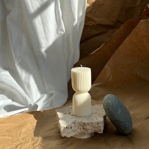 Exquisite Hourglass Pillar Candle: the Ultimate Elegance in Home Decor ...