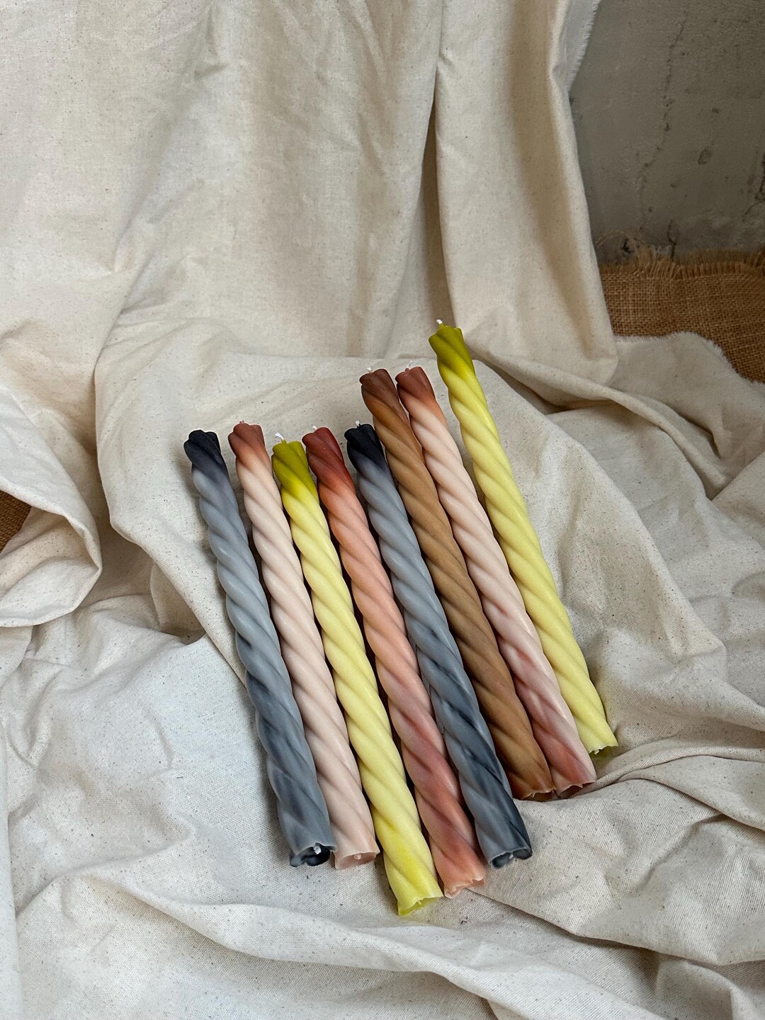 Ombre Taper Candles (set of 2): Elegant Gradient Candles - Etsy