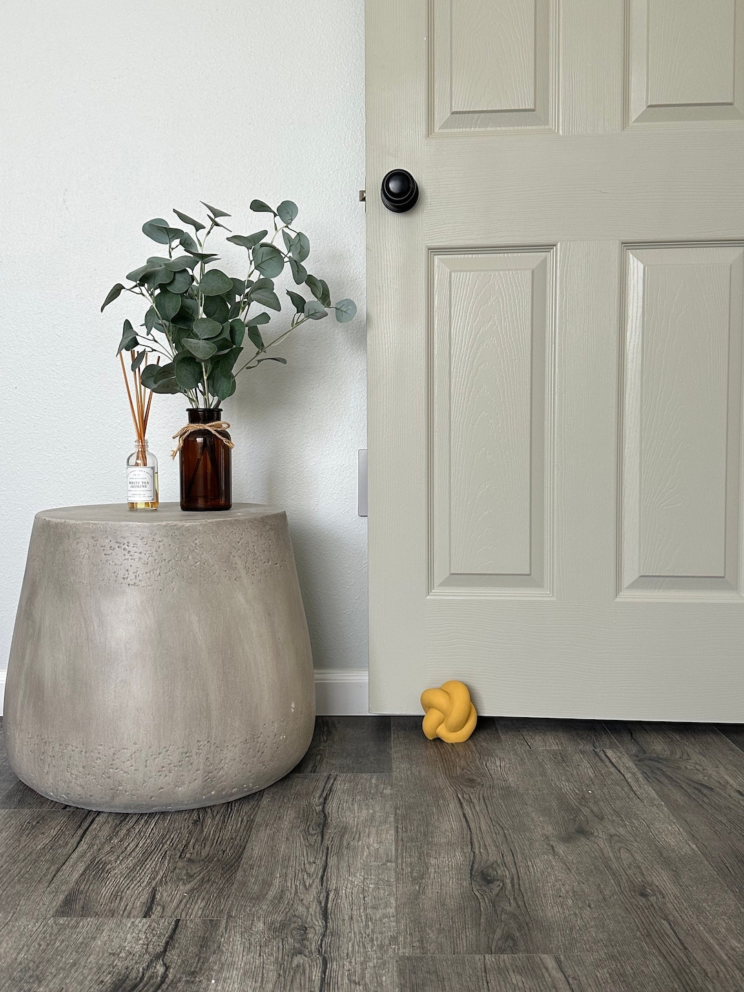 Industrial Cement Doorstop | Urban-style Heavy Concrete Door Stopper ...