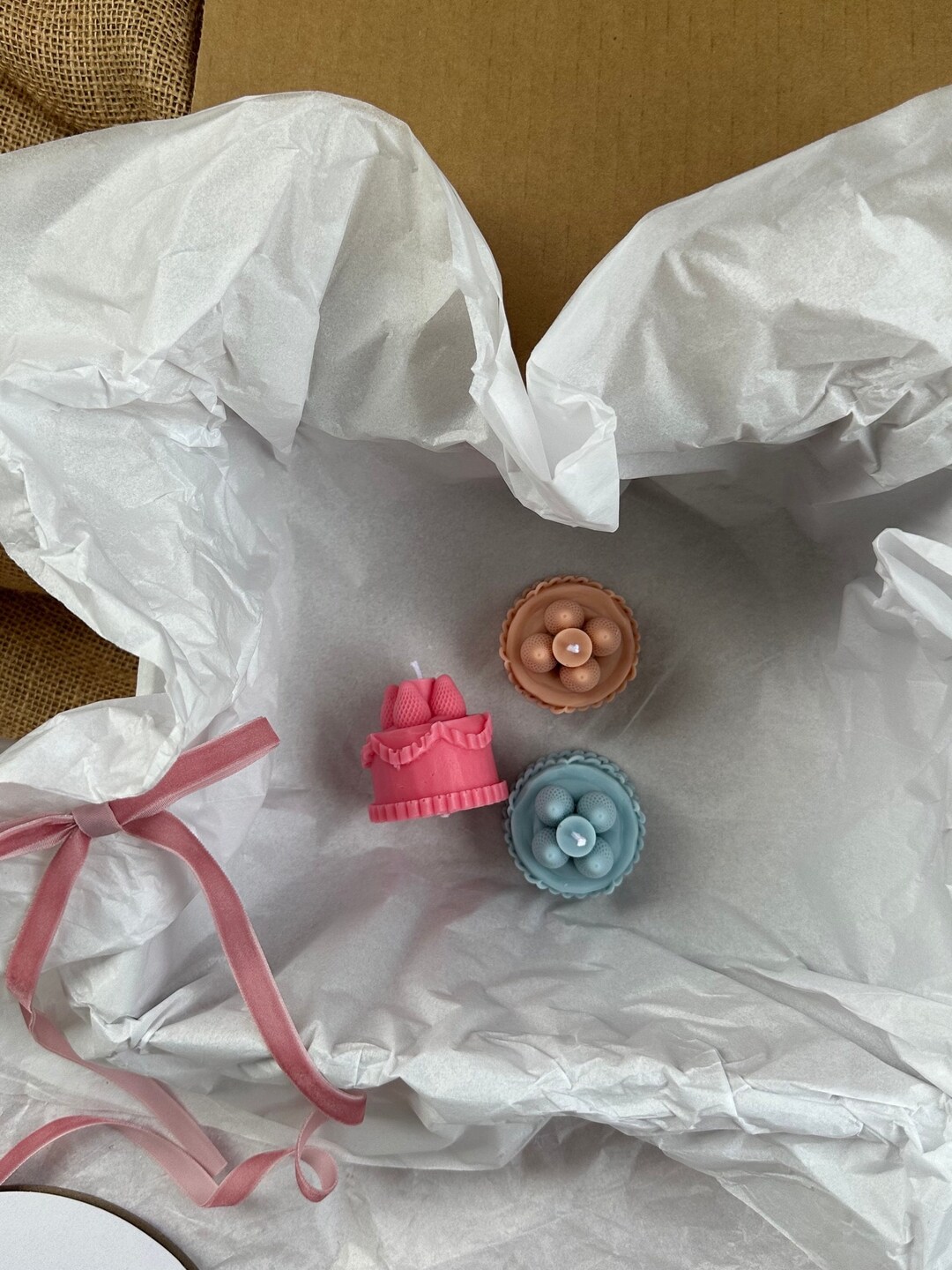 Set of 3 Small Love-inspired Birthday Cake Candle perfect Valentine's ...