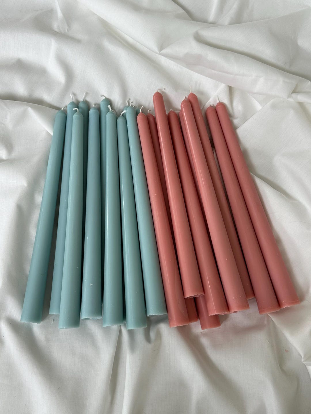 Bulk Handmade Festive Taper Candles Ideal for Weddings, Anniversaries ...