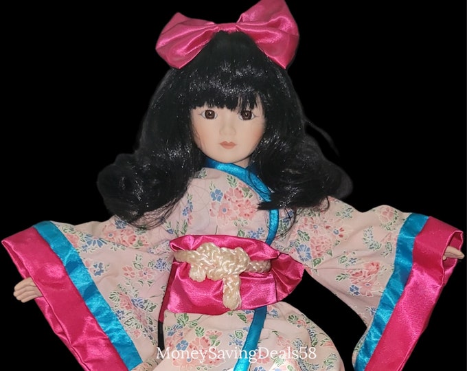 1991 ANCO japan 15 Collectable Porcelain Doll Asian Art Baby Child ...