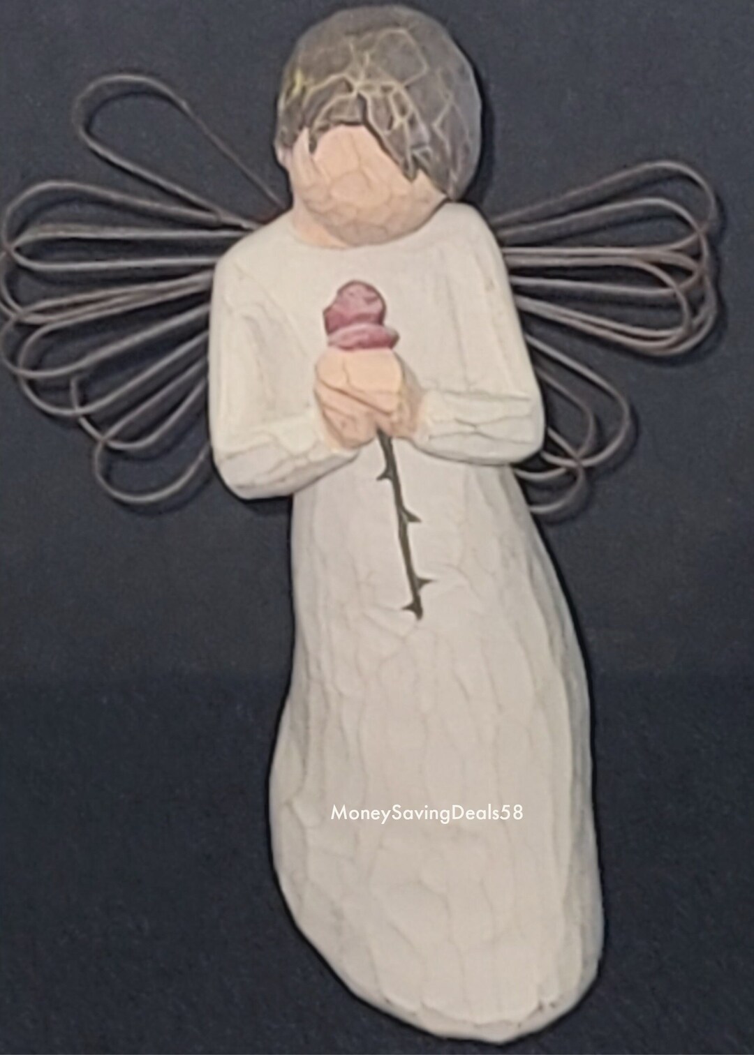 2002 Willow Tree 5" Loving Angel Figurine, Hand-painted Figure Demdaco ...