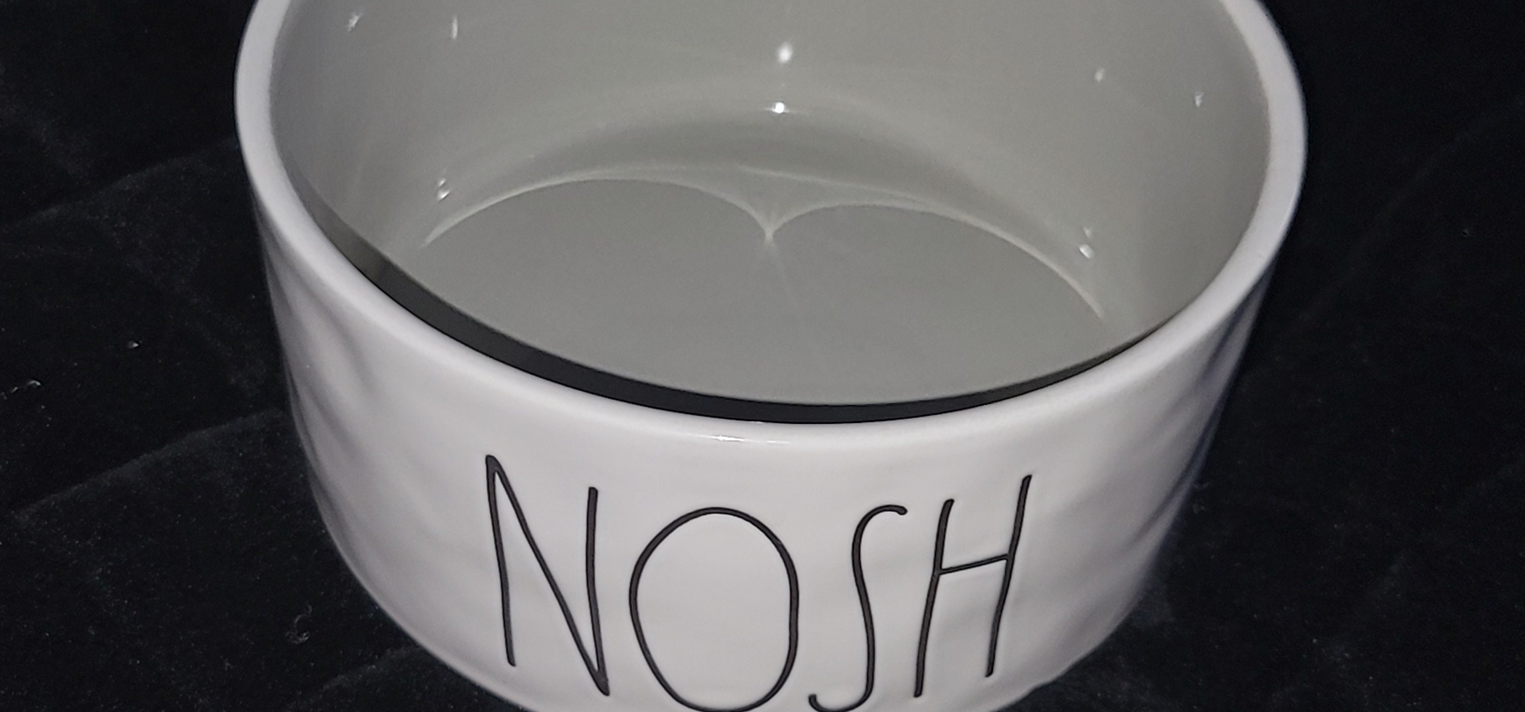 Rae Dunn Magenta Pottery nosh Dog Cat Pet Gray - Etsy