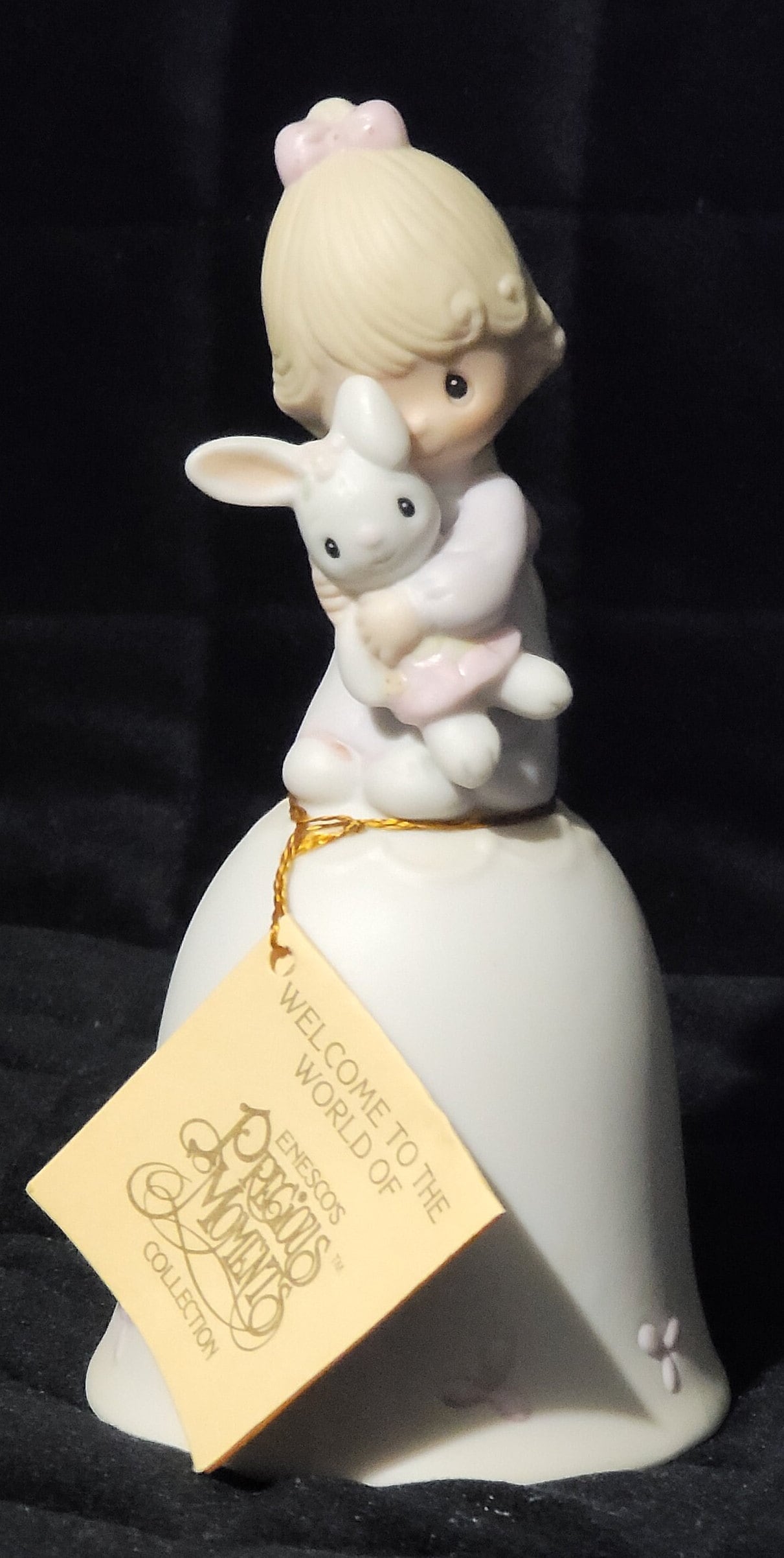 1980 Precious Moments Jesus Loves Me Porcelain Figurine Bell - Etsy