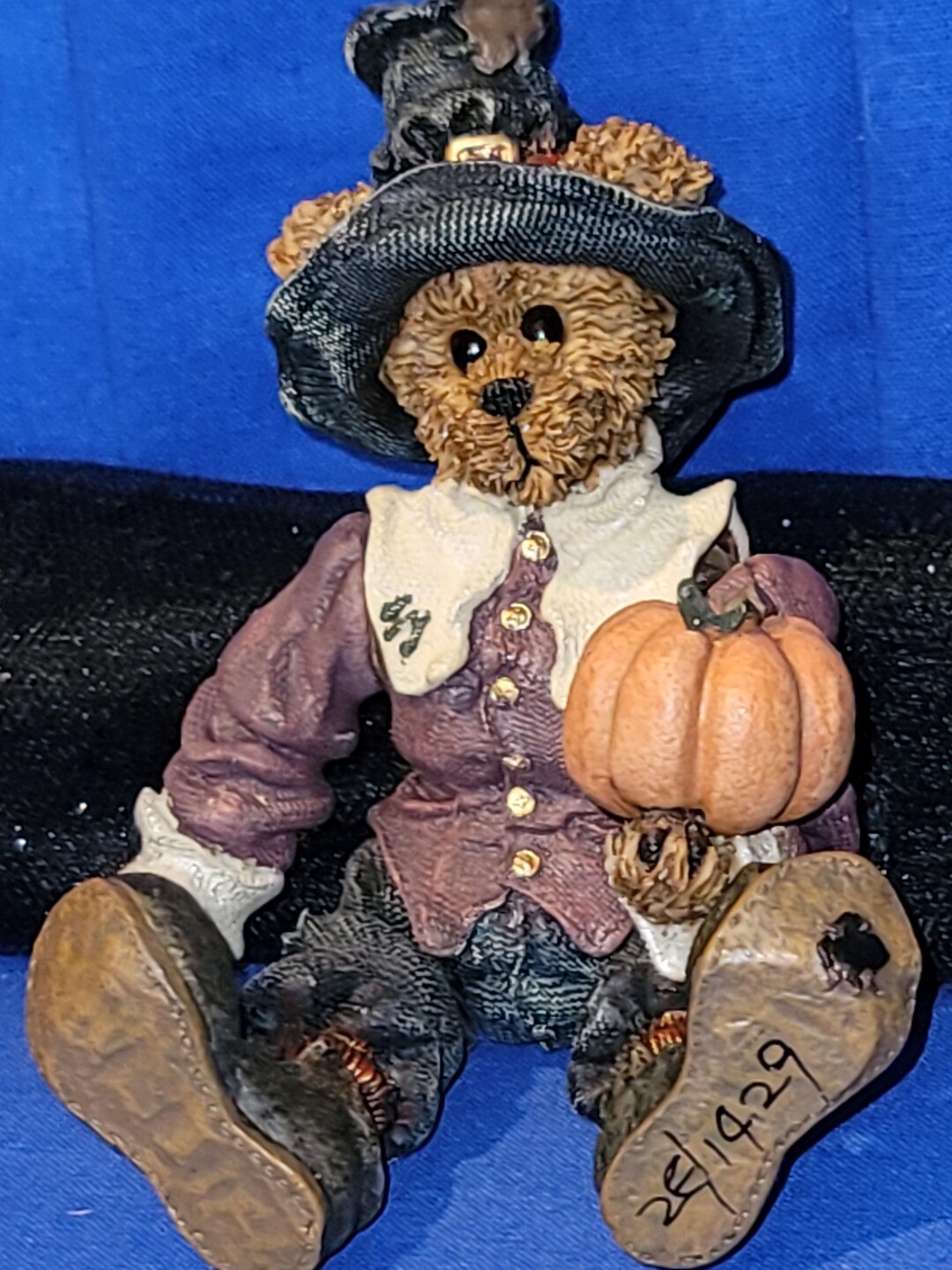 Boyds Bears Miles "gobble" Grizberg Figurine: Vintage Jointed ...